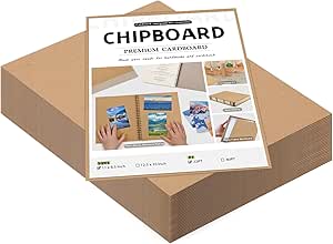 Amazon.com: JNENERY 100 Chipboard Sheets 8.5 x 11", 22pt Cardboard for ...