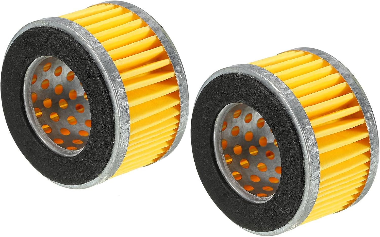 PATIKIL Replacement Compressor Air Filter Element, 2 Pack Intake Paper ...