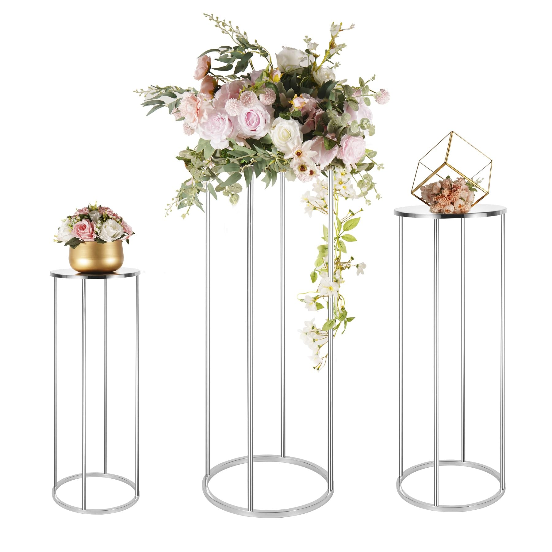 Cylinder Stands for Party - Cylinder Pedestal Stand for Parties Wedding ...