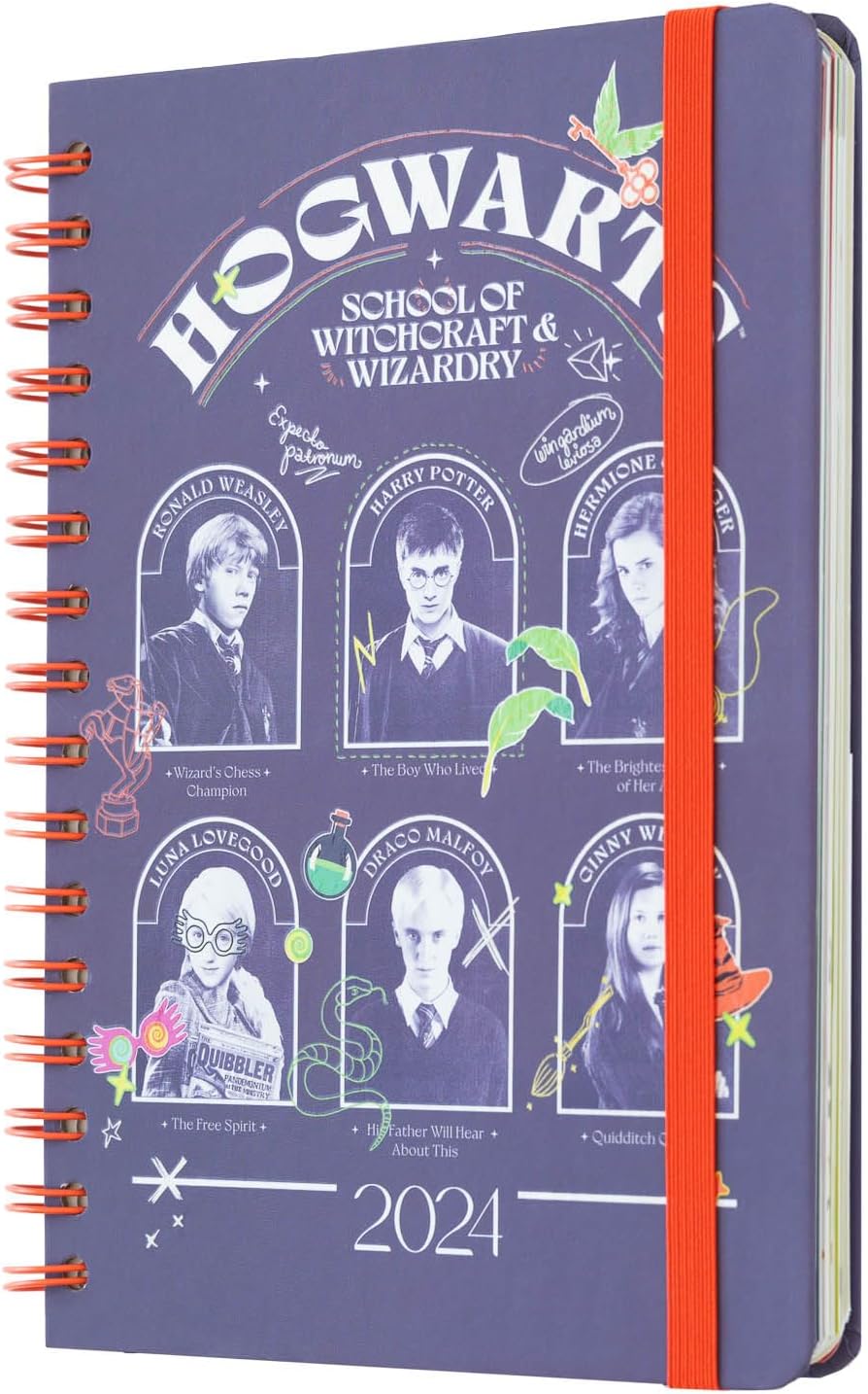 Grupo Erik Harry Potter A5 2024 Week To View Diary | Chile | Ubuy