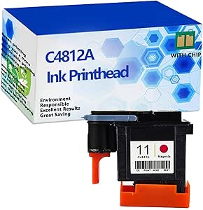 Amazon.com: 11 Ink Printhead C4810A C4811A C4812A C4813A Replacement ...