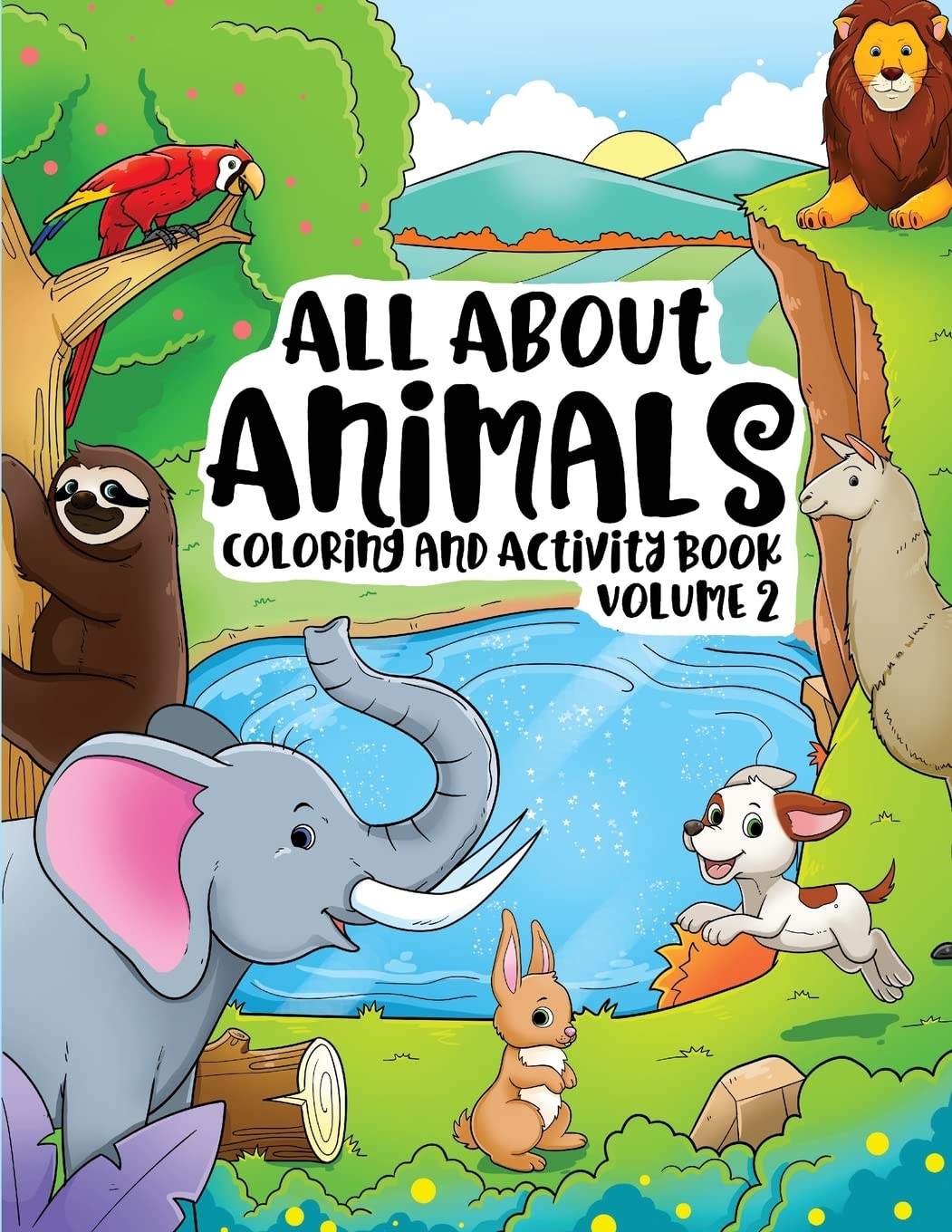All About Animals Coloring Books for Kids & Toddlers Children Children ...