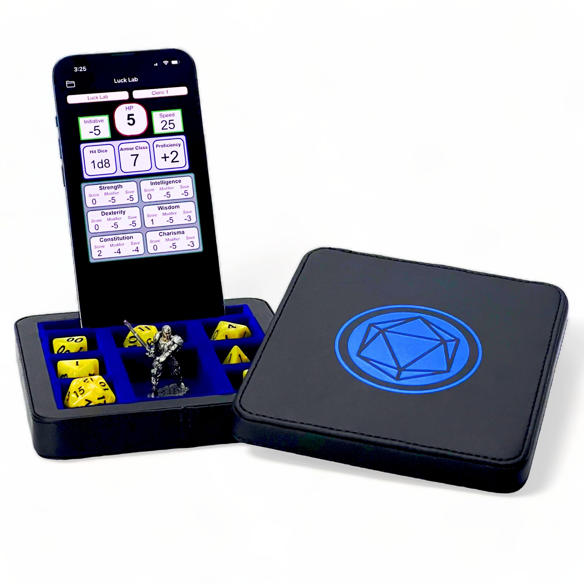 Amazon.com: Luck Lab Compact Magnetic Dice Case with Tray and Phone ...