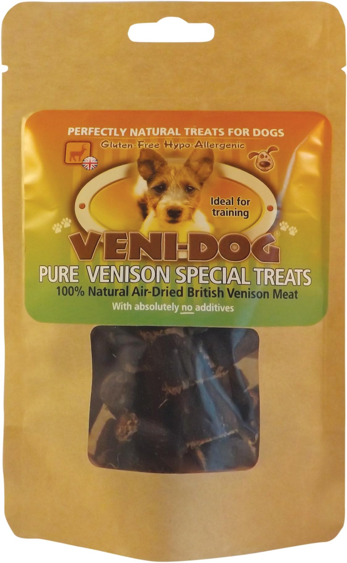 Veni-Dog V102 Pure Venison Special Treats for Dogs 50g : Amazon.co.uk ...