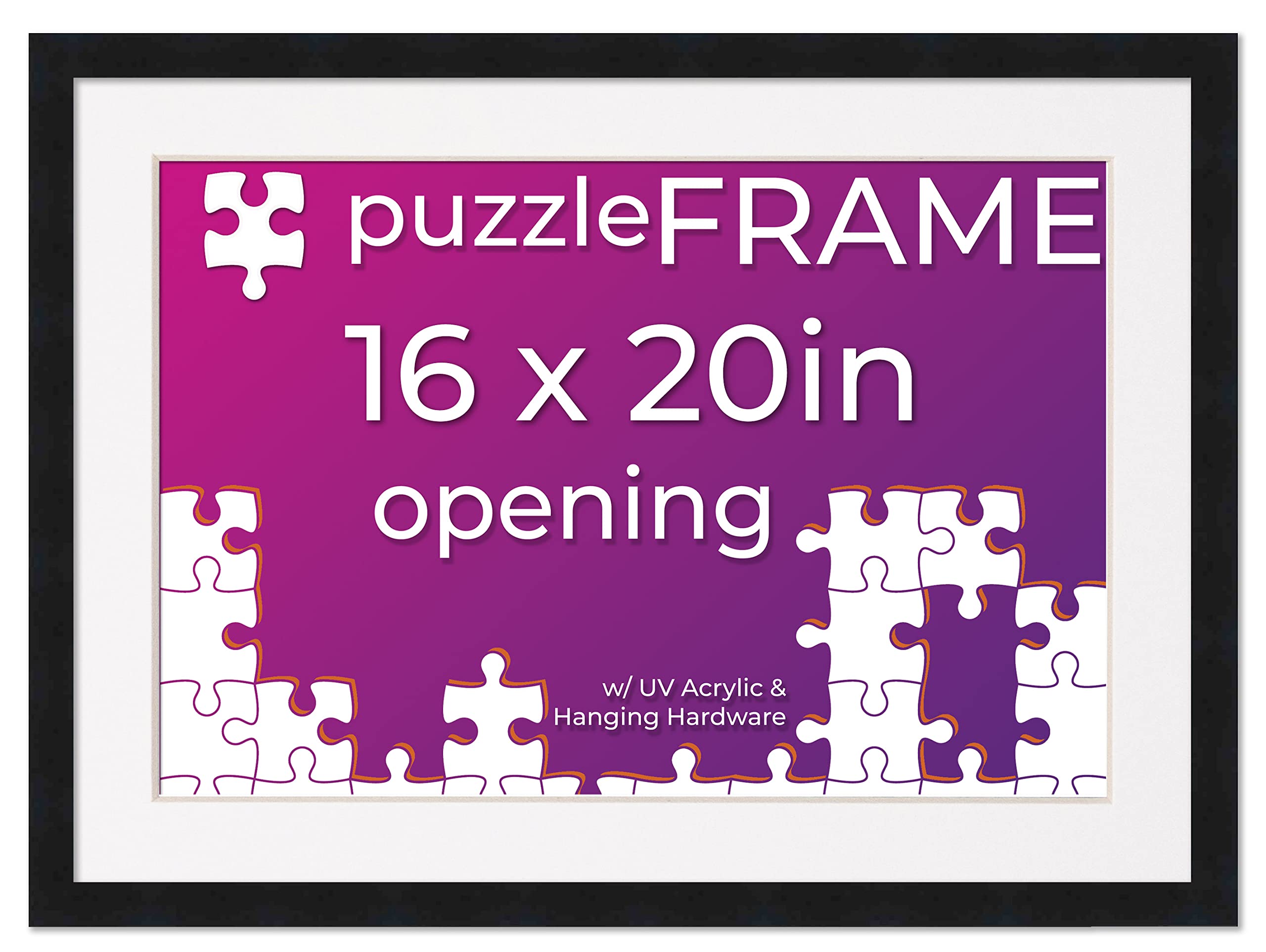 Amazon.com: Poster Palooza 16x20 Jigsaw Puzzle Frame Kit - Kit Includes ...