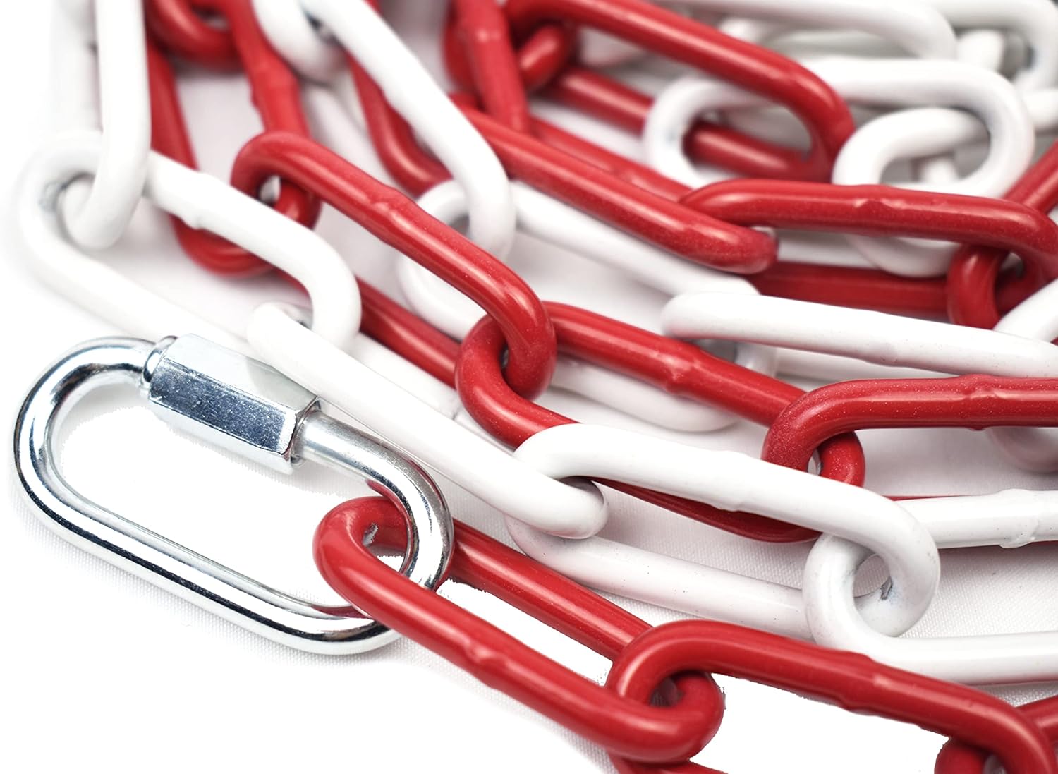 Red and White Metal Chain 6mm 2 Meters (6.56 feet) : Amazon.co.uk: DIY ...