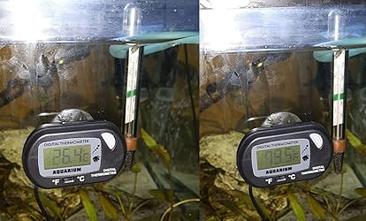 Zacro LCD Digital Aquarium Thermometer Fish Tank Water Terrarium ...