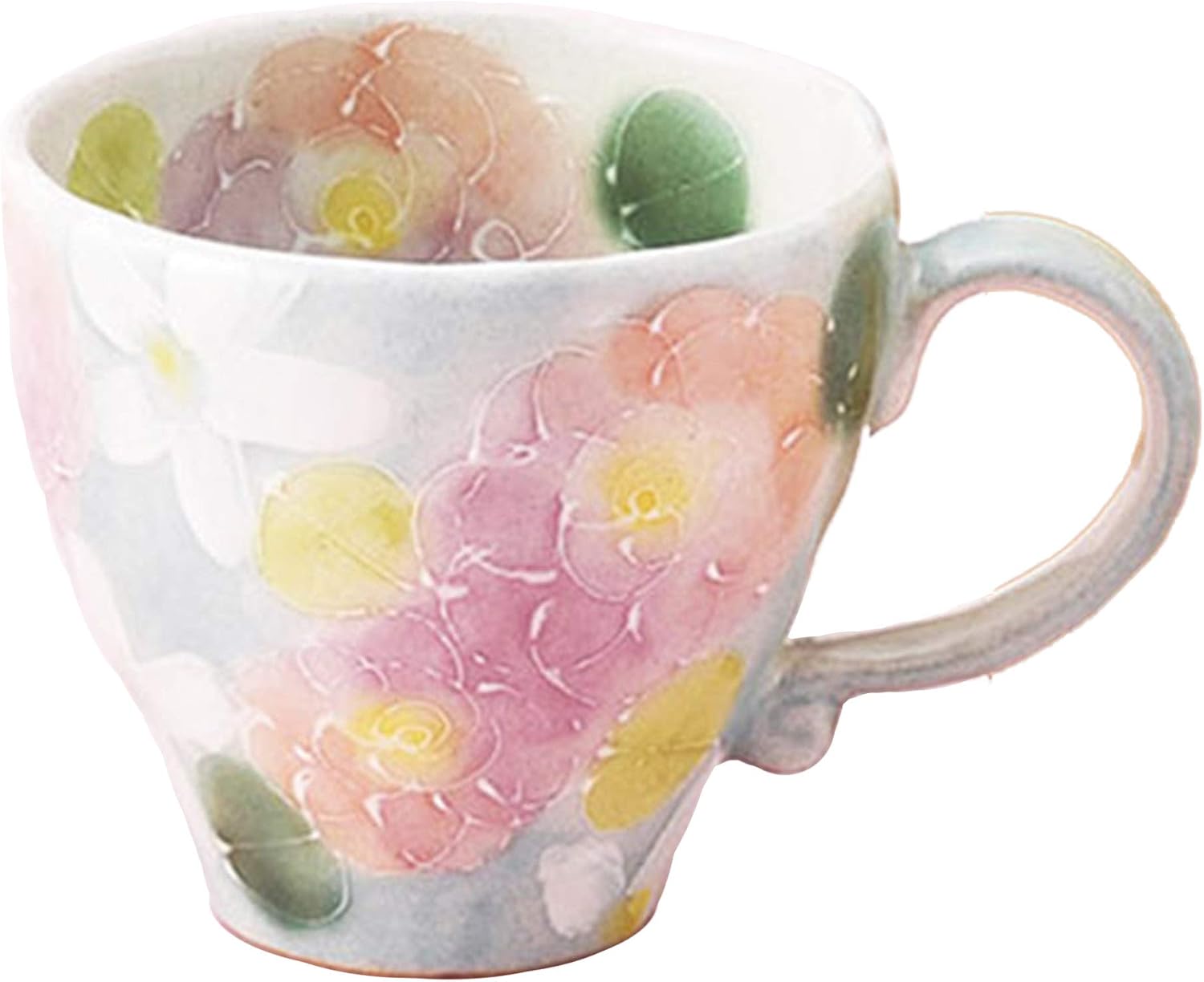 Amazon.com: 日本陶彩 Nippon Pottery T93858240 Mug, Light Blue, 10.1 fl oz ...