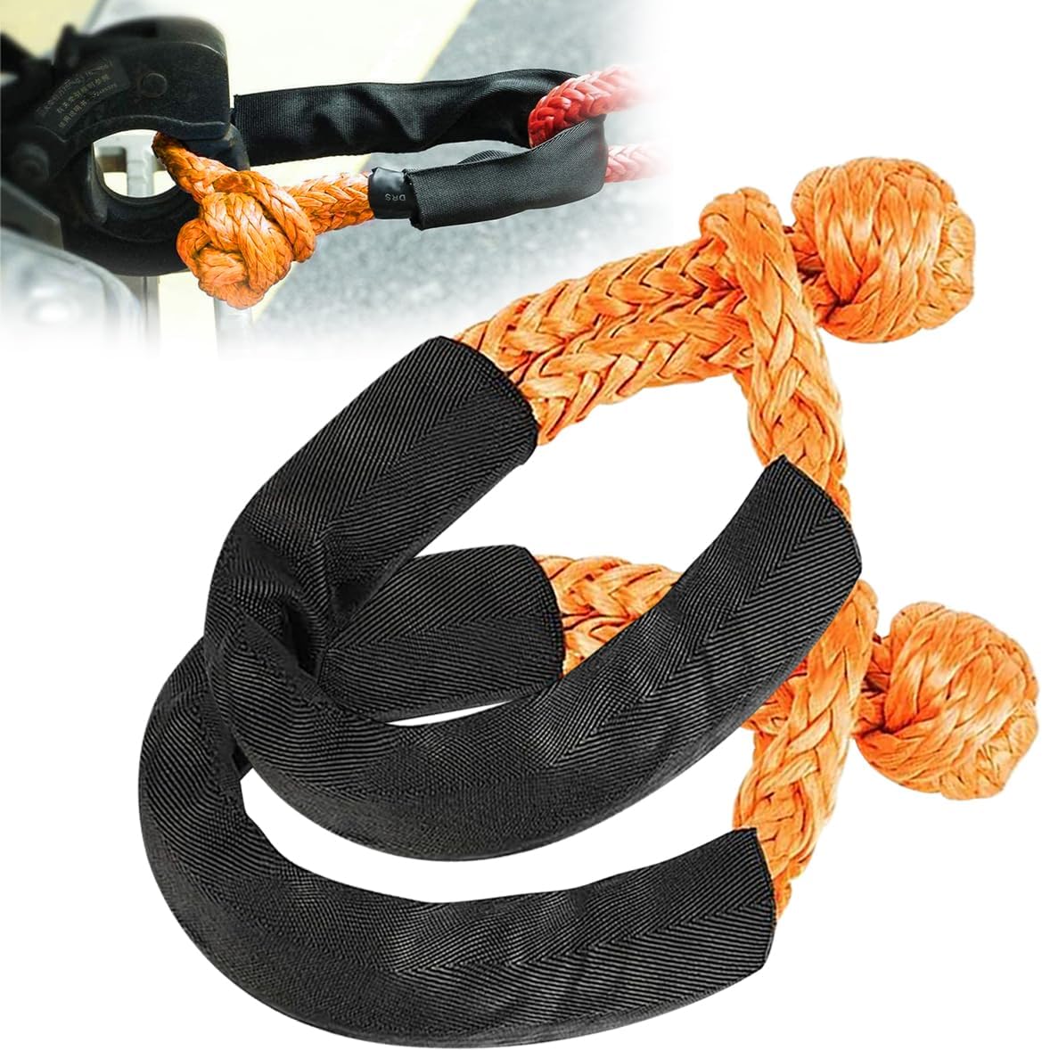 AOR Kinetic Recovery Rope 9 meter 11 Ton Heavy Duty Rope for Offroad ...