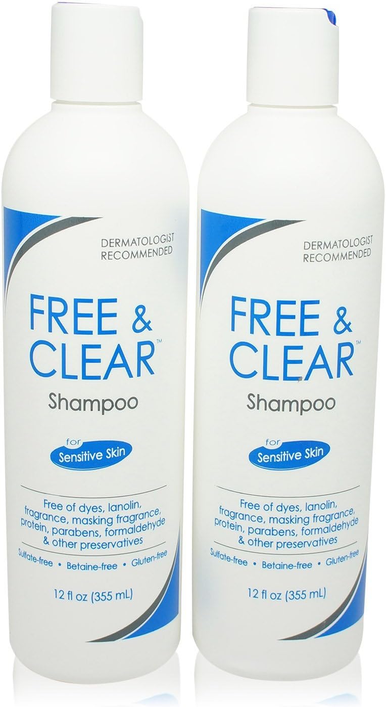 Amazon.com : Free & Clear Shampoo, 2 Ounce Travel Size (Pack of 1 ...