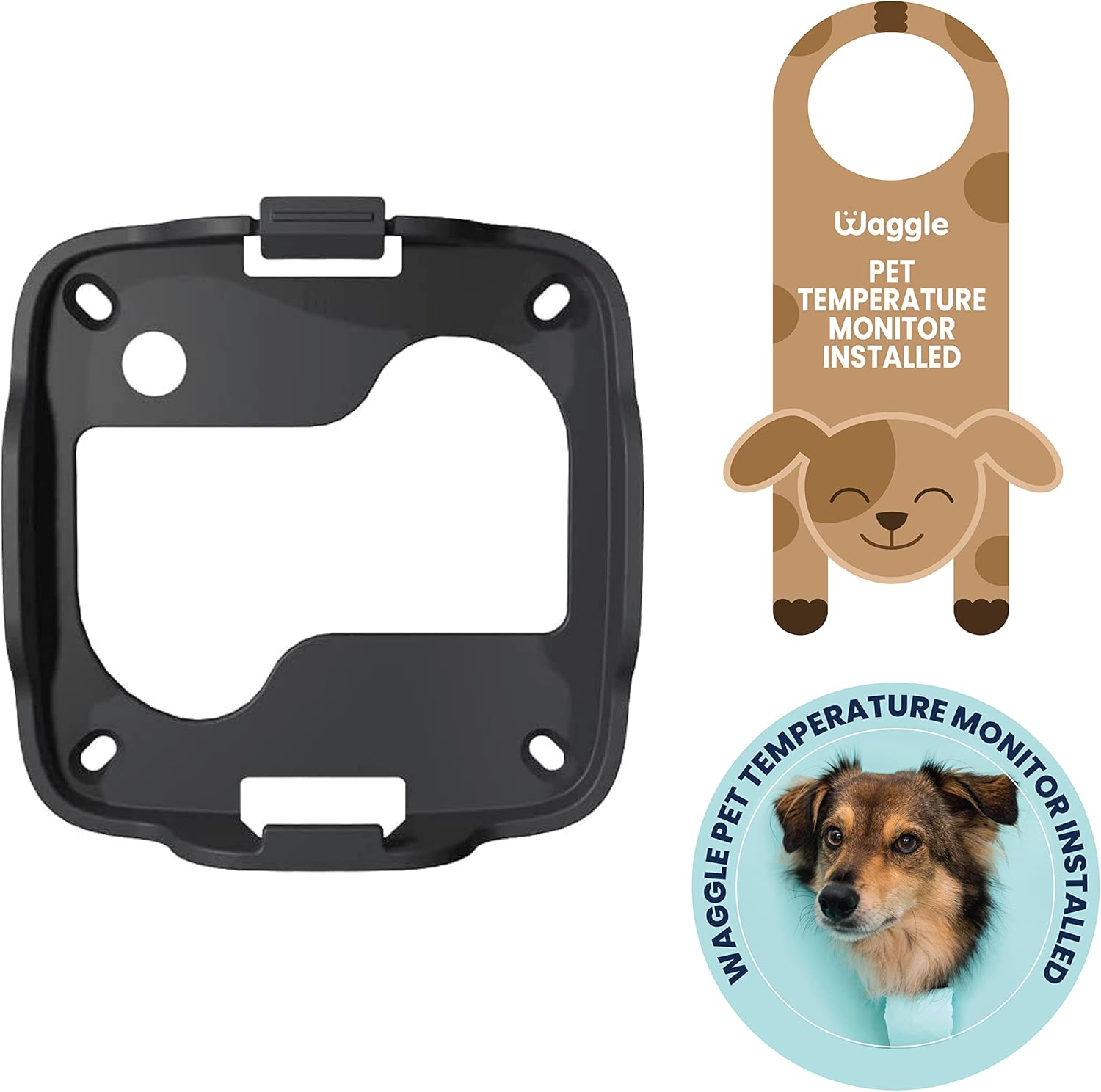 Amazon.com: Waggle Mounting Bracket | Sticker | Tag Combo : Automotive