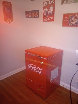 Nostalgia Coca-Cola Chest Freezer and Refrigerator India | Ubuy