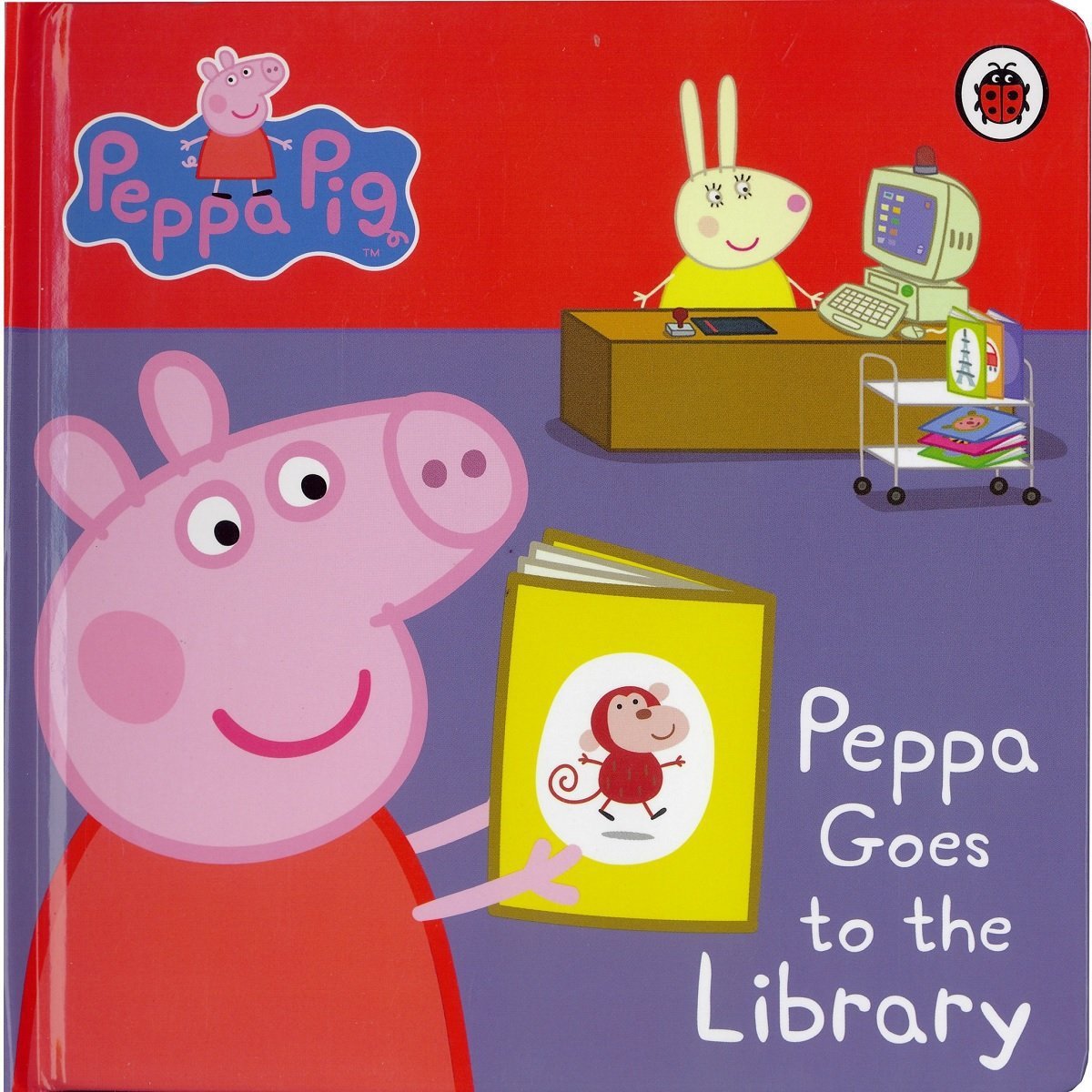 Peppa Pig: Peppa Goes to the Library: My First Storybook: Amazon.co.uk ...