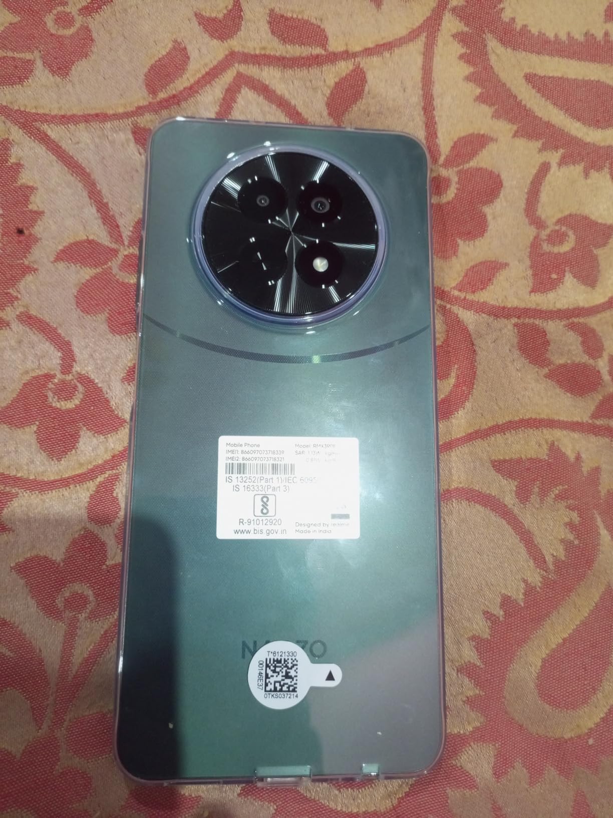 realme NARZO 70x 5G (Forest Green,4GB RAM, 128GB Storage) |120Hz Ultra Smooth Display ...