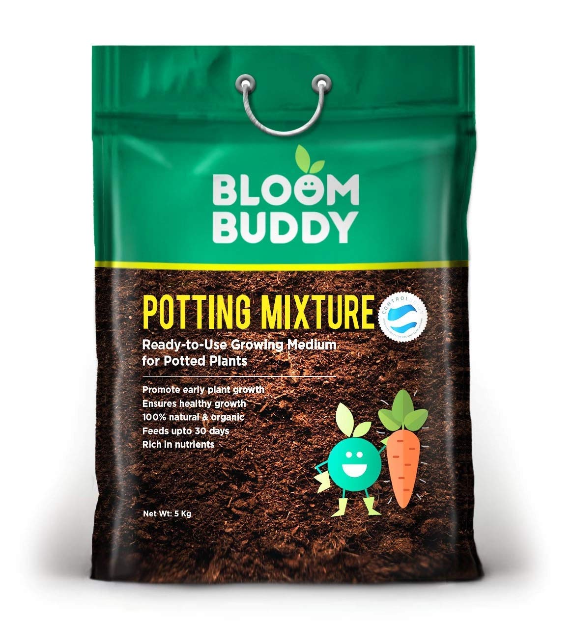 BloomBuddy Rich Mixture of Cocopeat, Vermicompost & Required Organic ...