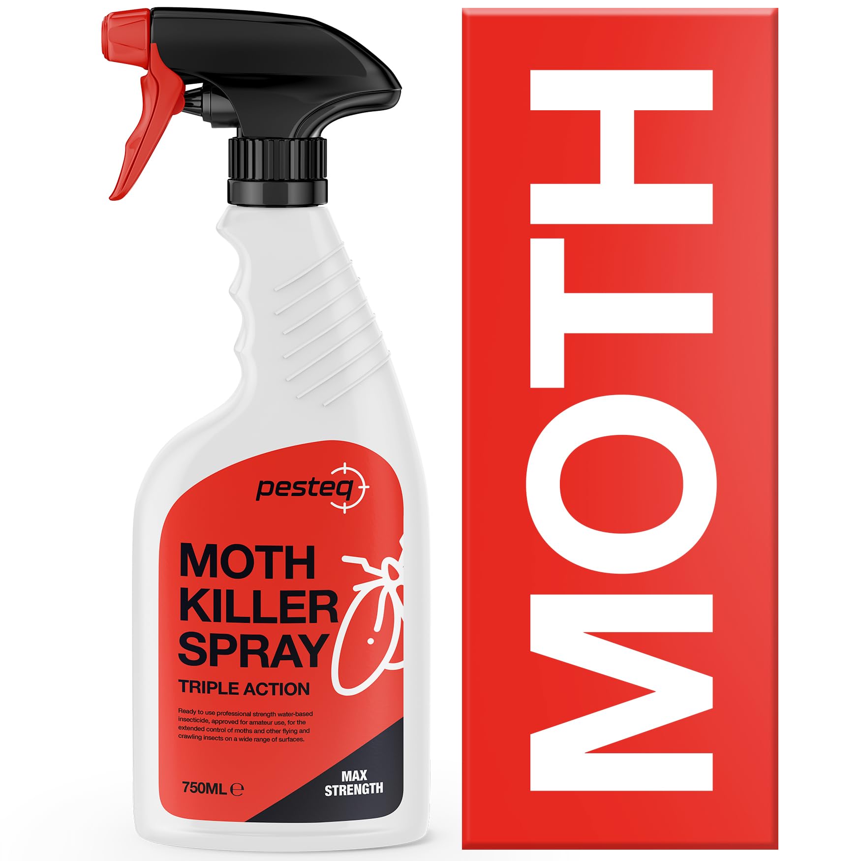 Buy PESTEQ Moth Killer Spray | Max Strength & Fast Acting Insecticide ...