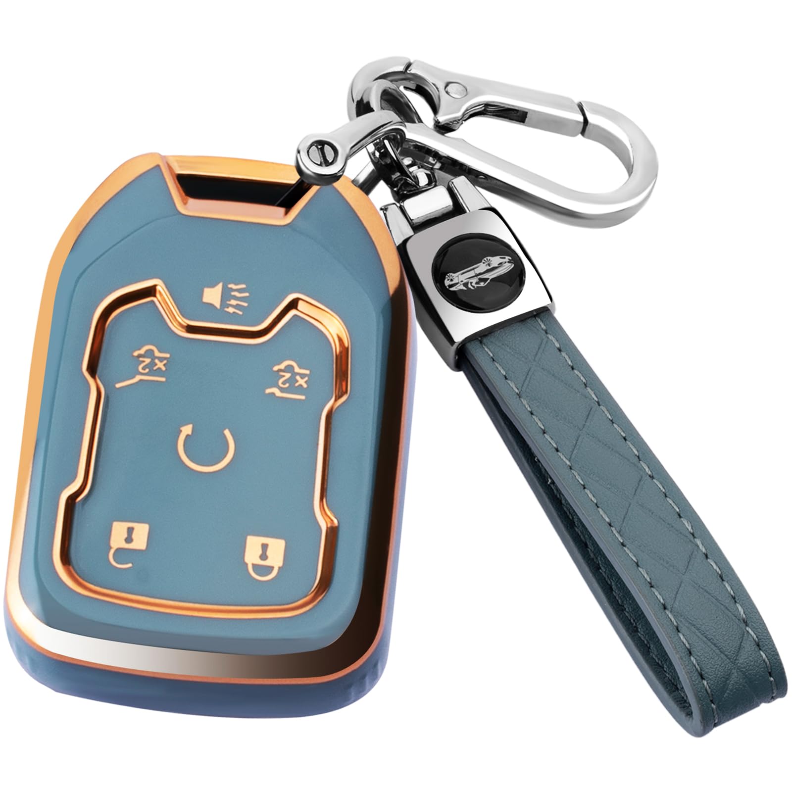 Amazon.com: XIYANG TRADE for GMC Key Fob Cover with Keychain, Soft TPU ...