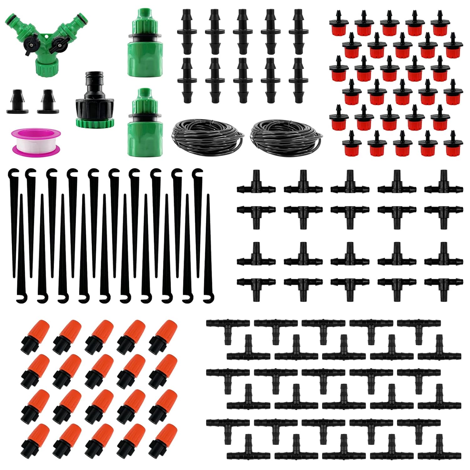 Amazon.com : Drip Irrigation System Kit, Automatic Garden Watering ...