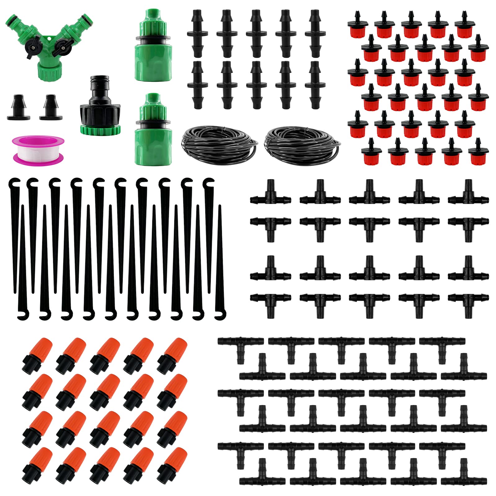 Amazon.com : Drip Irrigation System Kit, Automatic Garden Watering ...