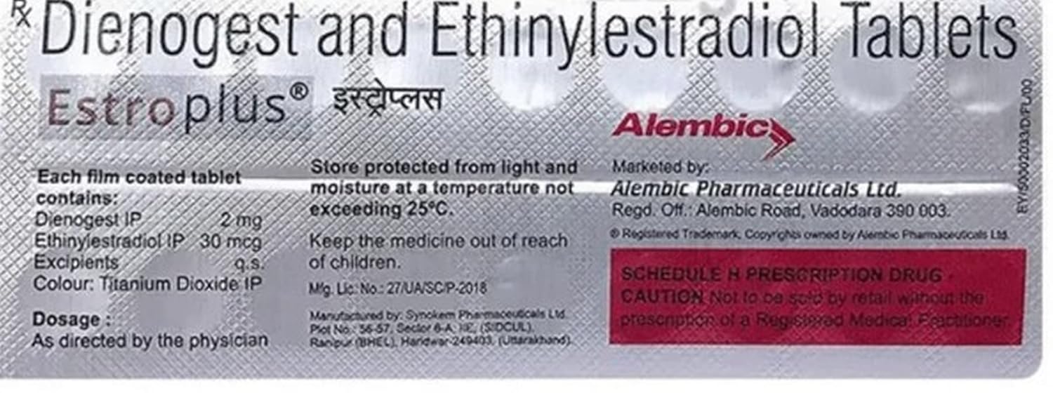 ESTRO PLUS - Strip of 21 Tablets : Amazon.in: Health & Personal Care