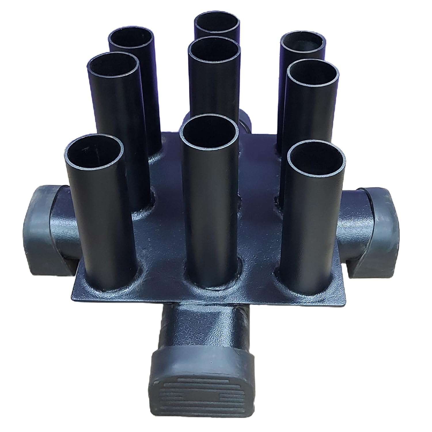 SHAPEWELL Olympic Rod Stand | 9 Barbells Holder Storage for Gym Rods ...