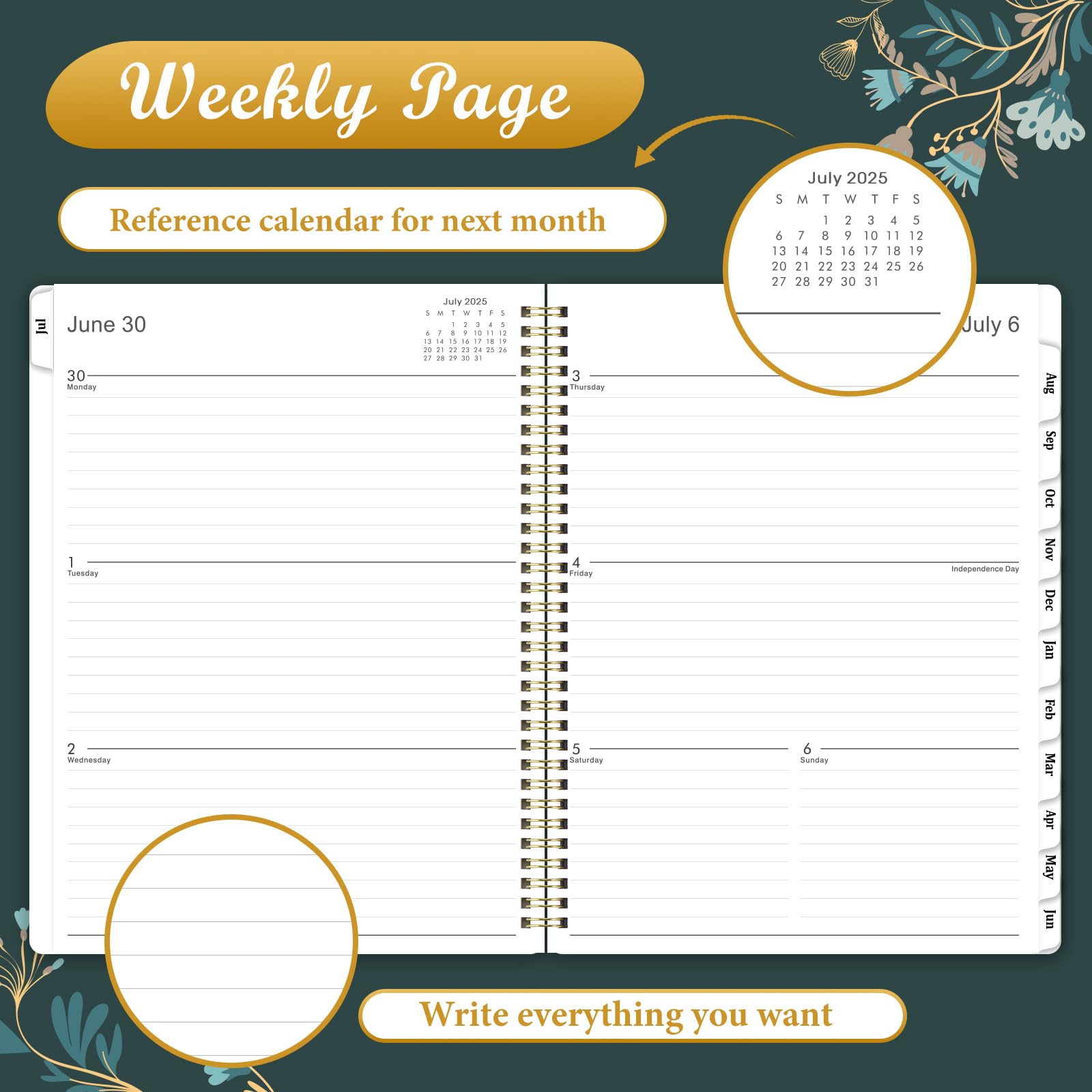 Snapklik.com : 2025-2026 Planner - Academic Planner 2025-2026, Jul 2025 ...