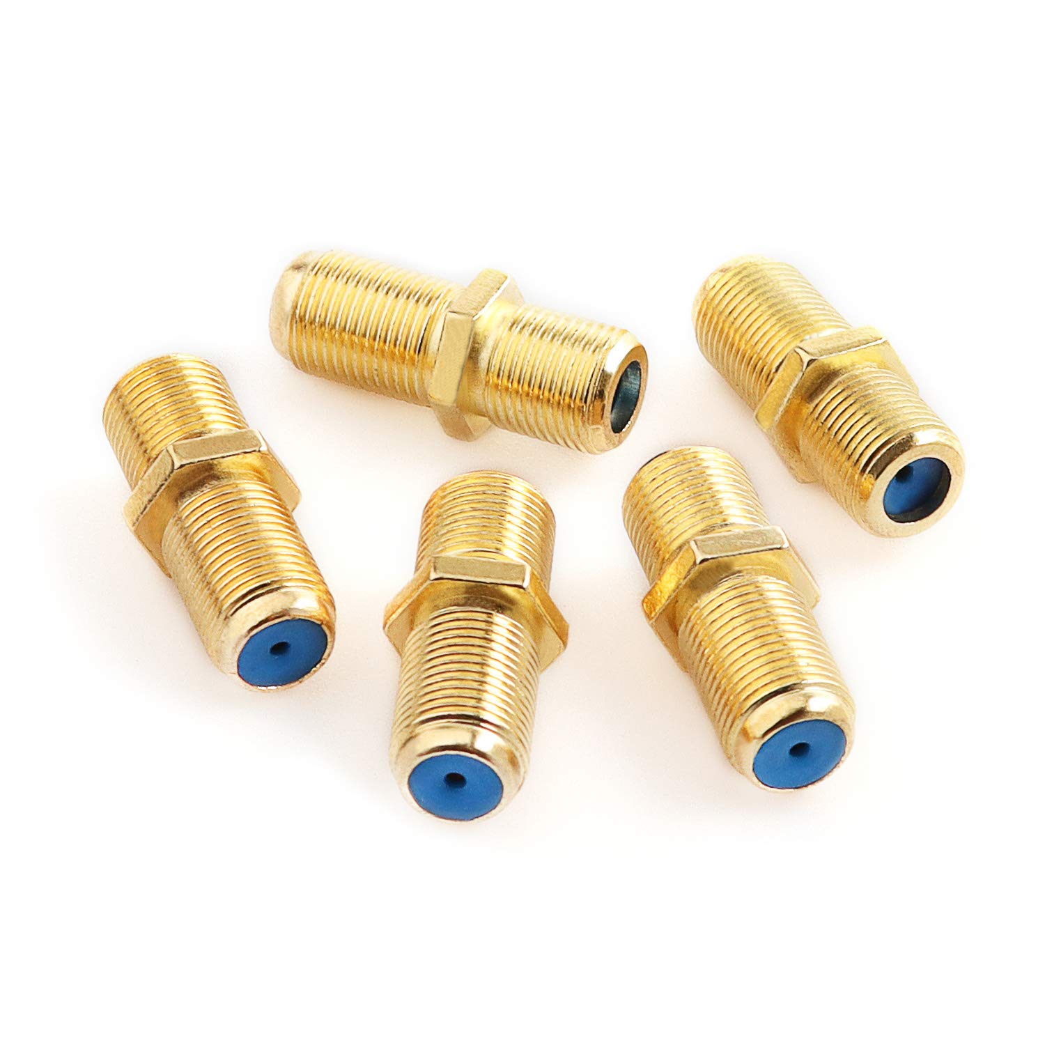 Amazon.com: Pasow F81 Barrel Connectors High Frequency 3GHz Female to ...
