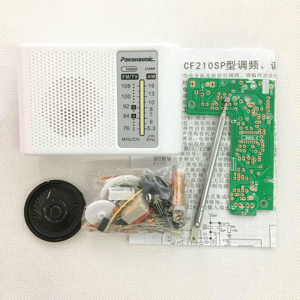 1set AMFM Stereo AM Radio kitDIY CF210SP Electronic Production Suite ...