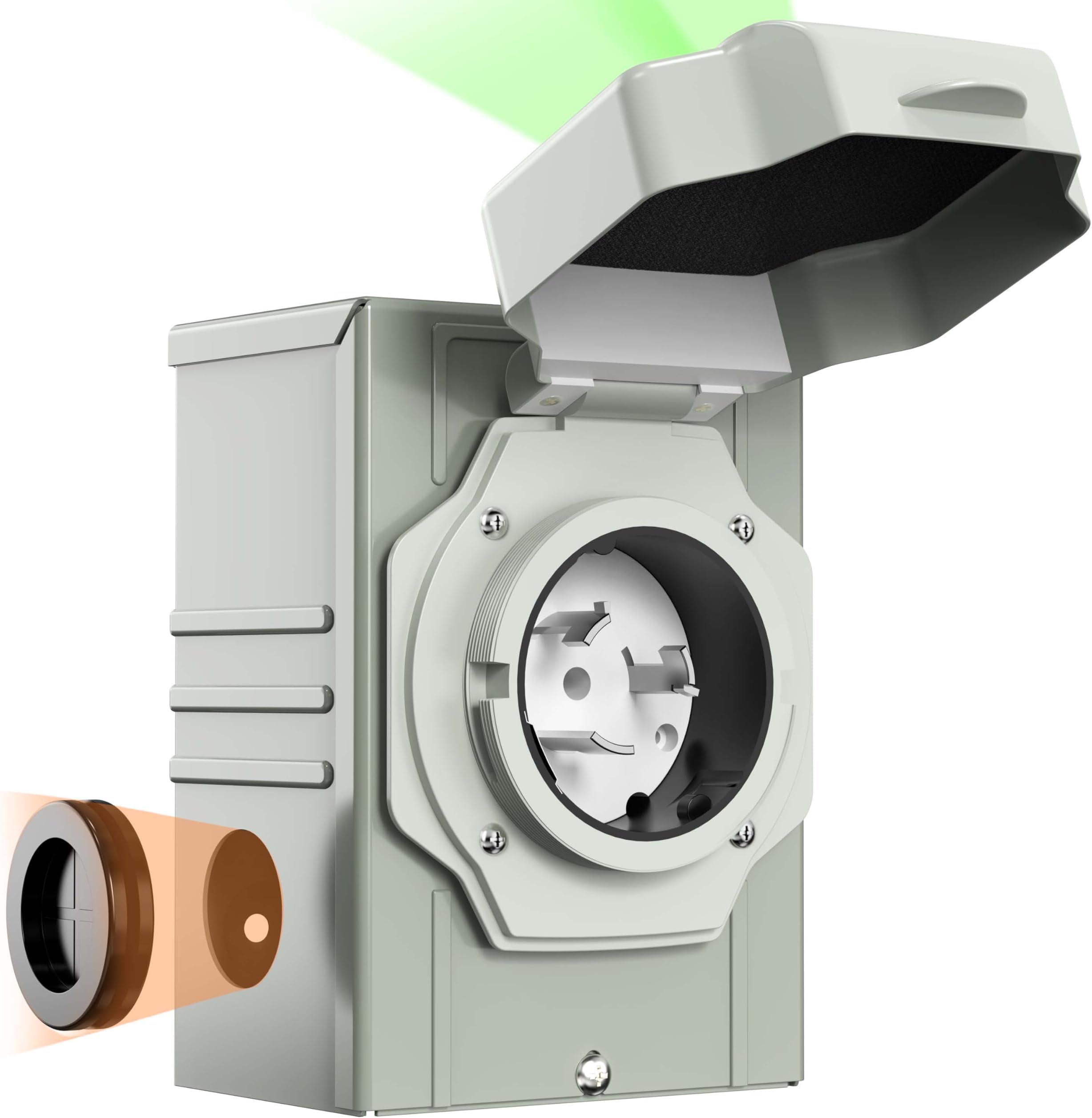 SIEMENS GF223N 100 Amp, 2 Pole, 240-Volt, 3 Wire, Fused, General Duty ...