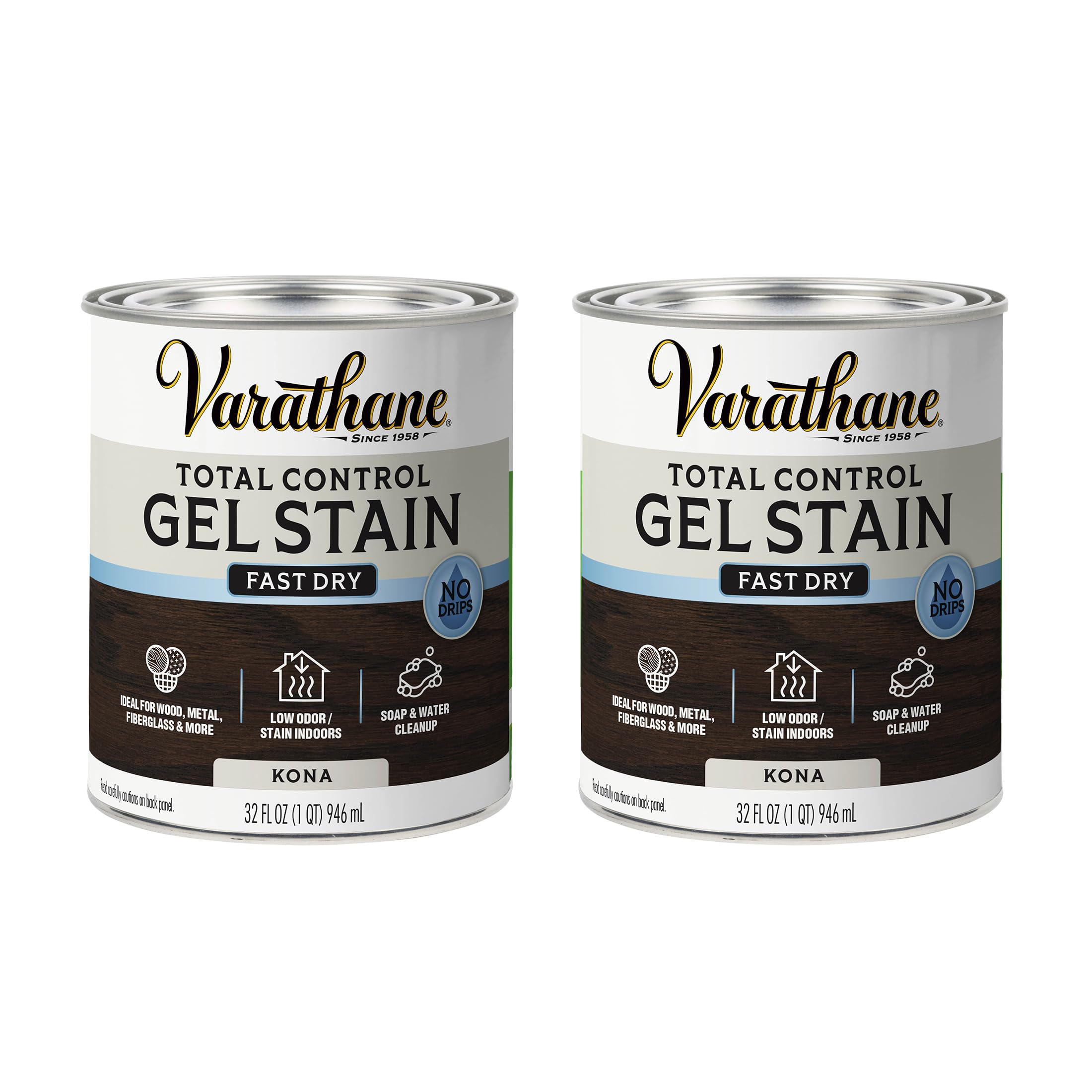 Snapklik.com : Varathane Total Control Gel Stain Water-Based Wood Stain