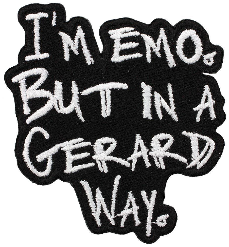 Amazon.com: I'm Emo But In A Gerard Way Patch 7 x 8cm : Clothing, Shoes ...