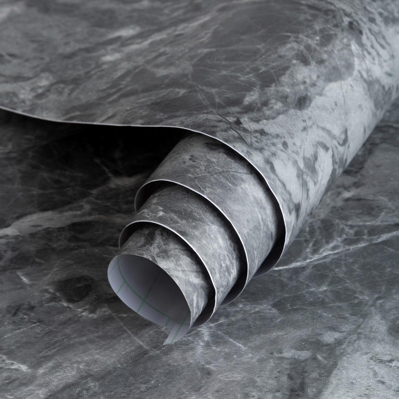 Holomey 24x354 inch Grey Marble Contact Paper Peel and Stick ...