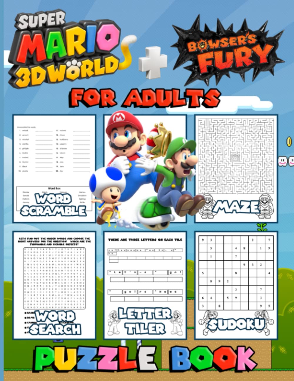 Buy Super Puzzle Book: Be Happy Exploring Word Scramble 3d Search World ...