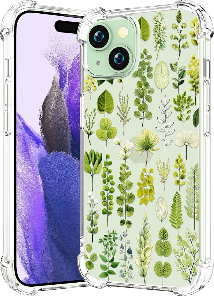 Amazon.com: CCFUNCASE Compatible with iPhone 15 Case Cute Clear for ...