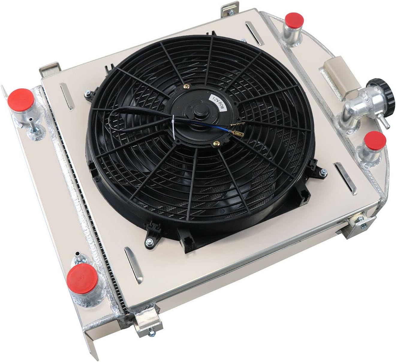 Buy RadySpeed 3 Row Aluminum Radiator Shroud Fan For 1928-1929 Ford ...