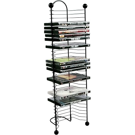 Amazon.com: Atlantic Nestable 32 Blu-Ray Rack - Space Saving Modern ...