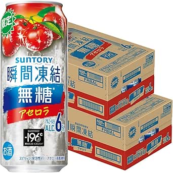 Amazon.co.jp: Suntory -196°C Instant Freeze 6% Sugar Free Acerola 16.9 ...