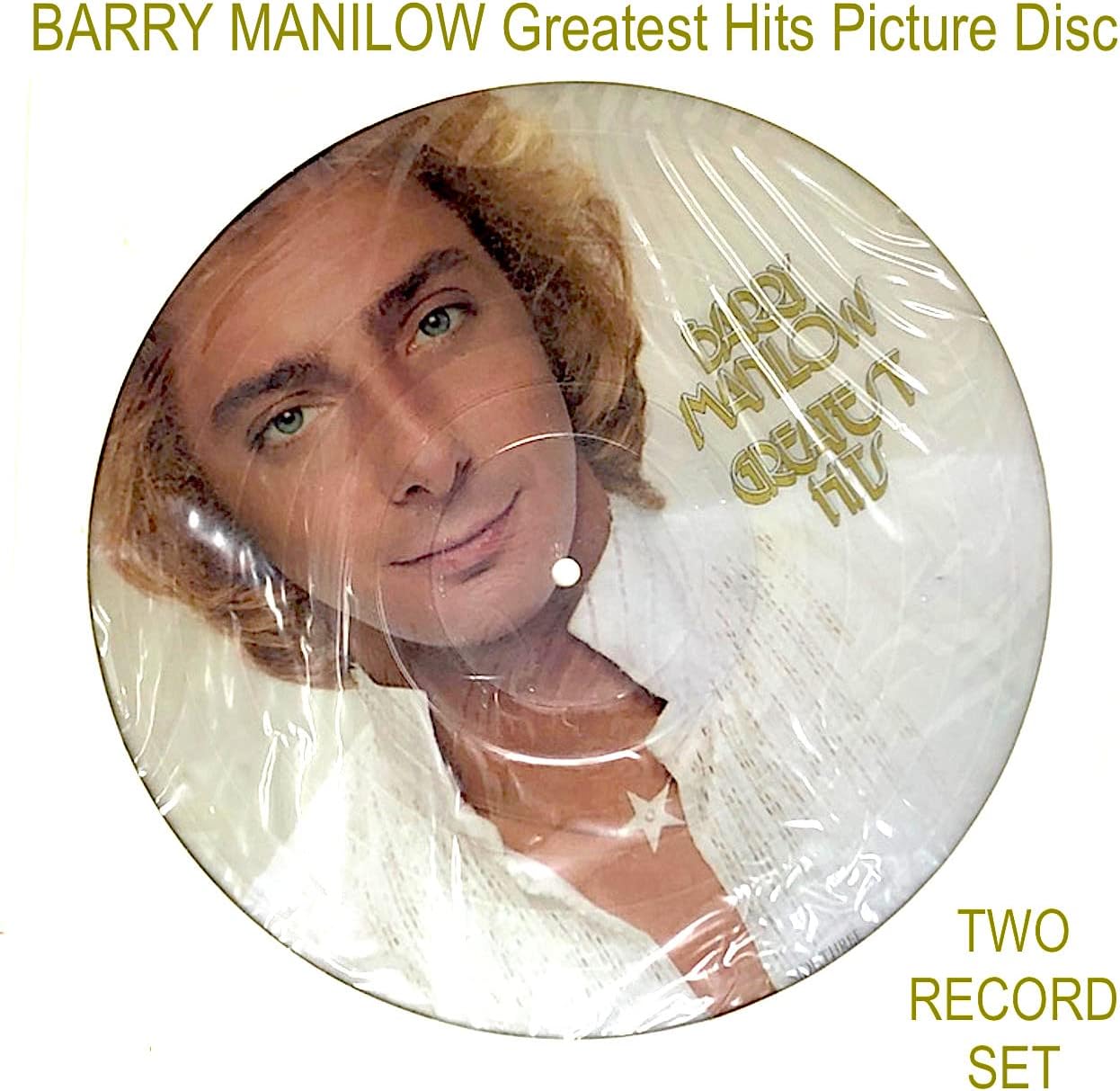 Amazon.com: Barry Manilow Greatest Hits picture disks 2 record set ...