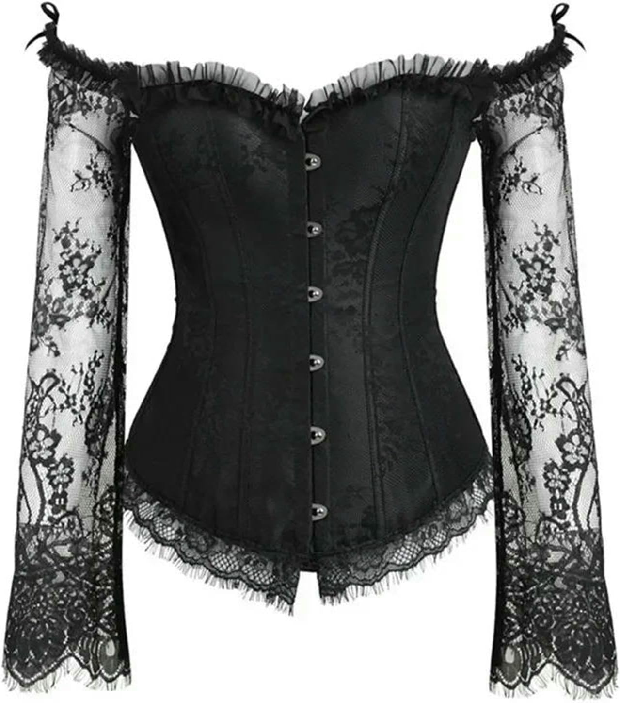 LUYYBDBG Corset Korsett-Oberteil Für Damen, Sexy Überbrust-Bustier Mit ...