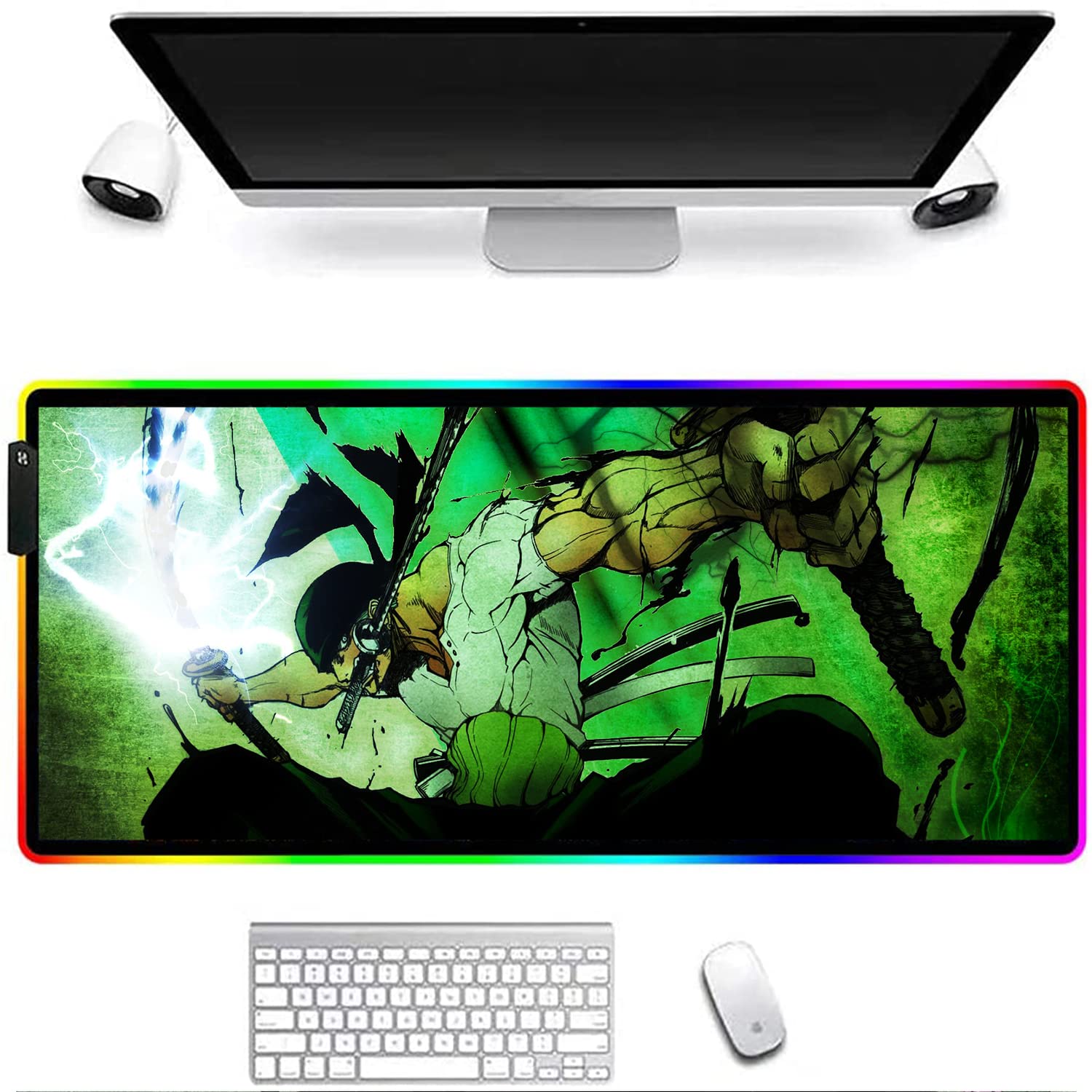 Buy ZHILIN RGB Gaming Mouse Pads Large Computer Gamer LED Backlight ...