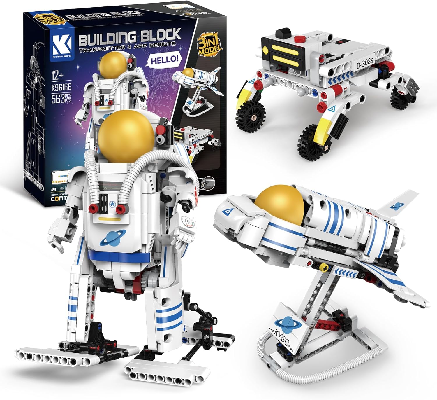 Amazon.com: OGOLOUG 563 PCS Boys and Girls Children Compatible Electric ...