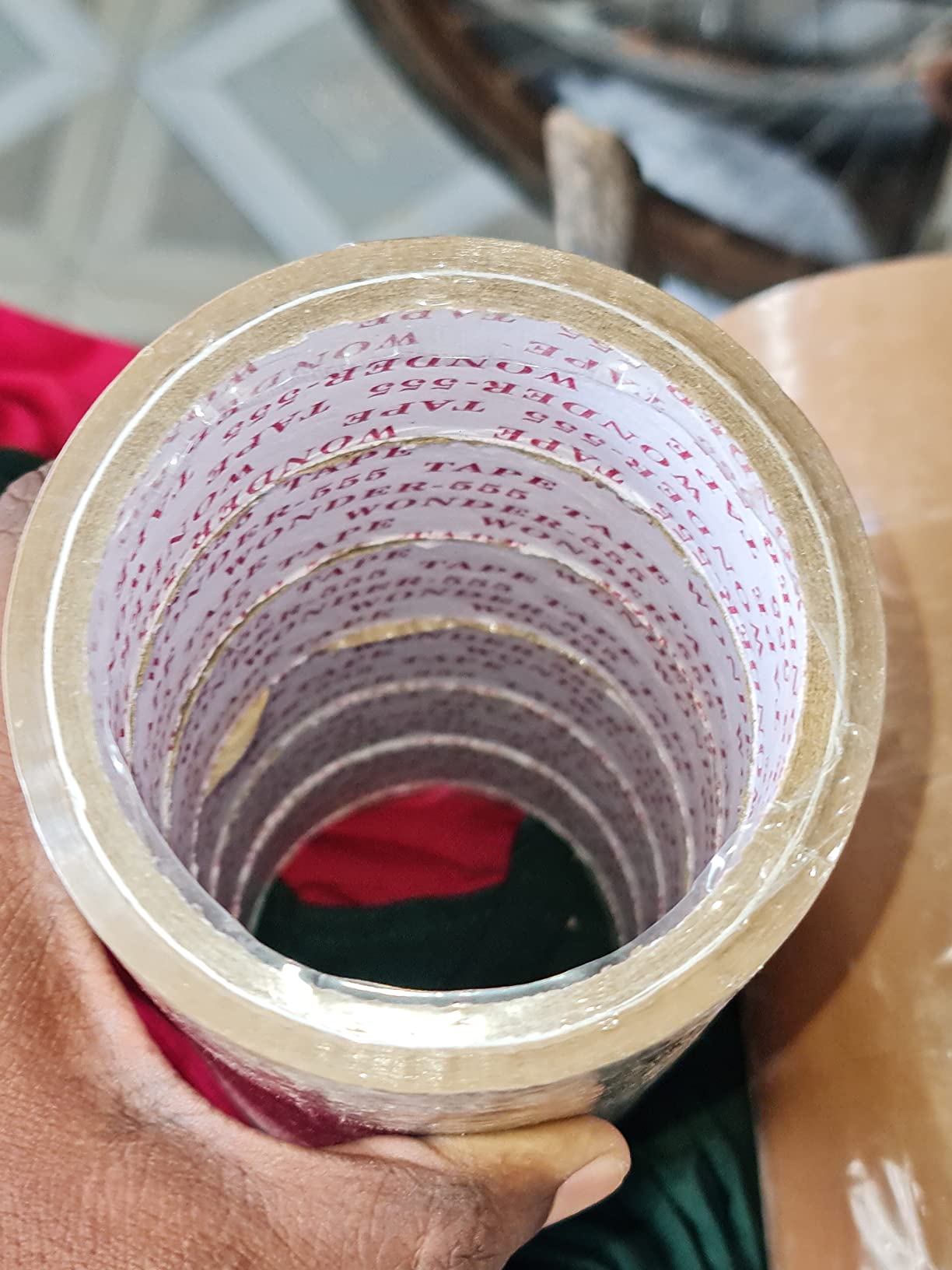 HEPINES 2 Inch 65 Meter, Pack of 24, Brown BOPP tape Self Adhesive High ...