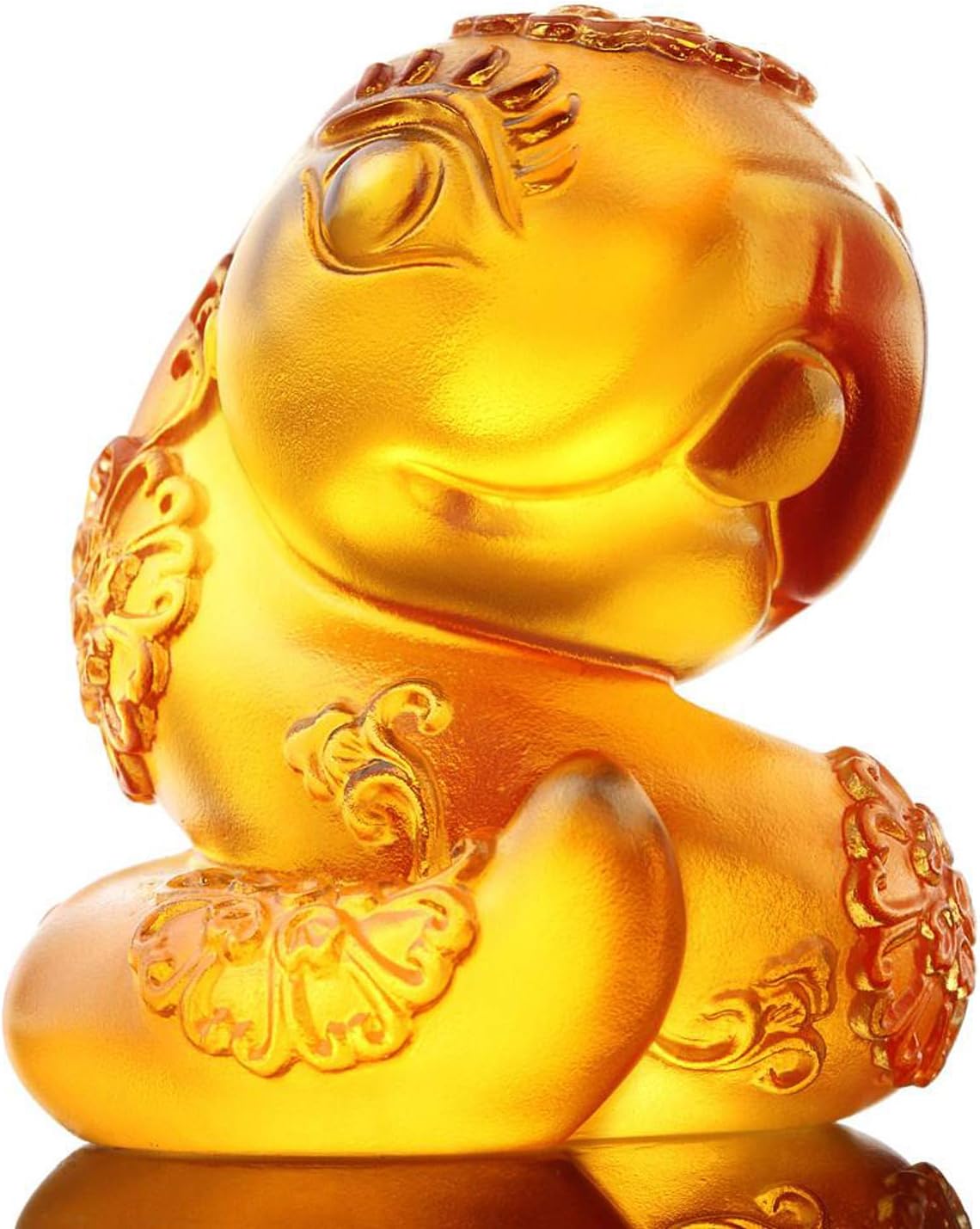Amazon.com: LIULI Crystal Art, Crystal Zodiac Animal, Snake, Adorable ...