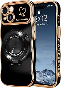 Amazon.com: NITITOP Compatible with iPhone 15 Case Magnetic Ring Stand [Compatible with MagSafe ...