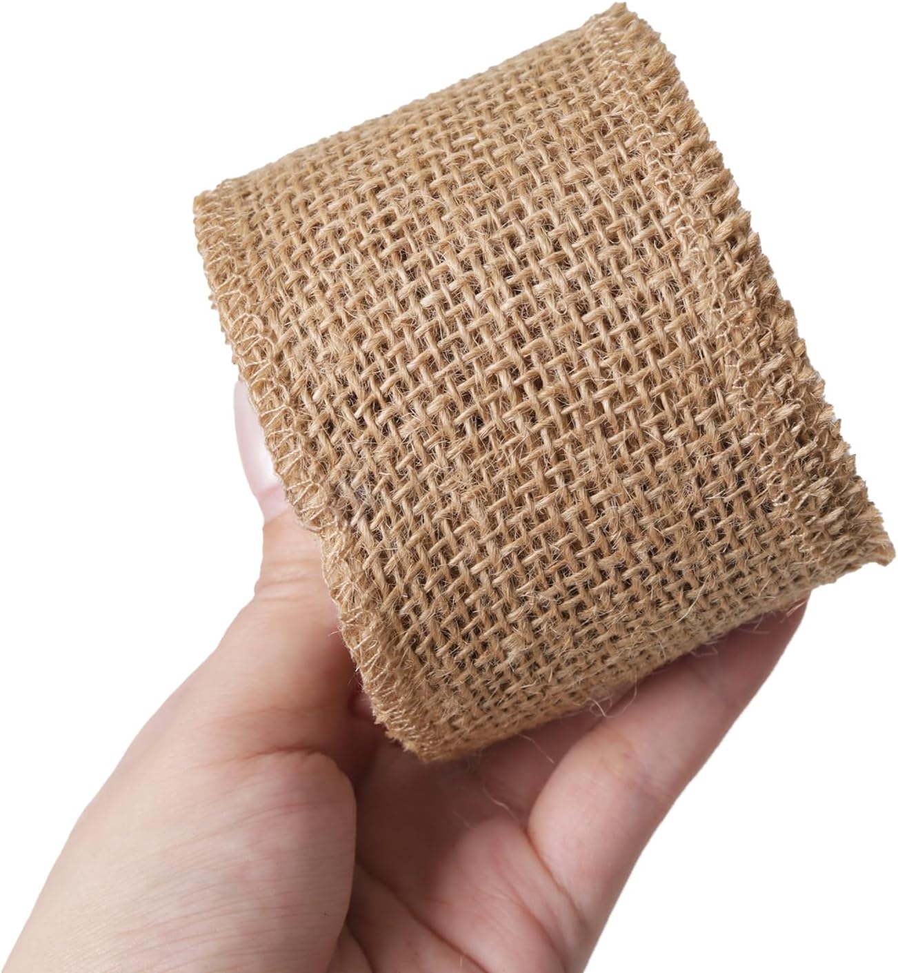 Amazon.com: KEPYDRMTF 15ft Jute Ribbon, Burlap Ribbon, Natural Burlap ...
