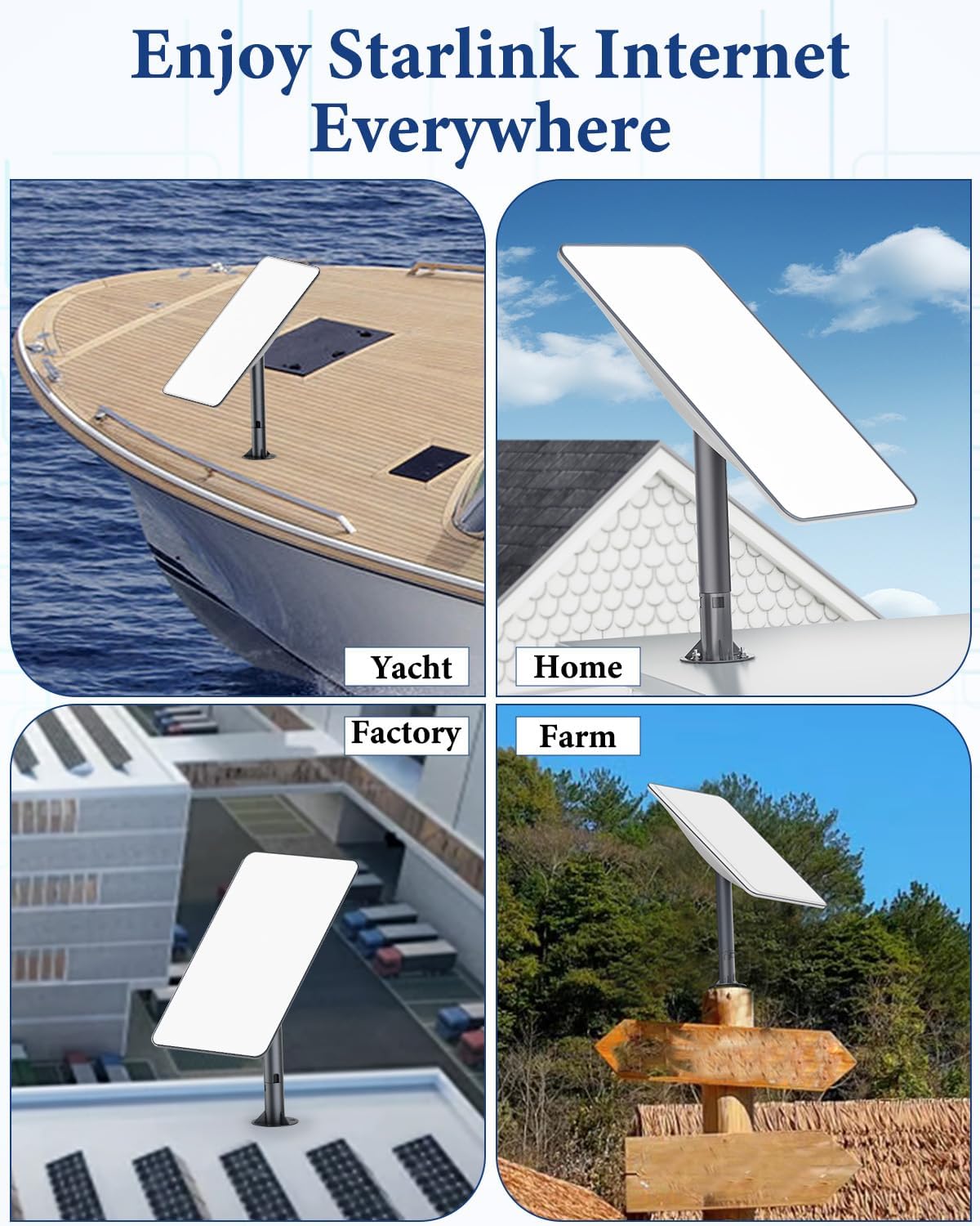 Starlink Gen 2 Metal Fixed Base，Starlink Gen 2 Bahrain | Ubuy