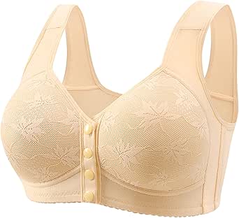 Front Closure Bras for Women Daisy Bras for Older Women No Underwire ...