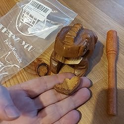 Aussel Guiro Croaking Wooden Frog with mallet, Musical Instrument Sound ...