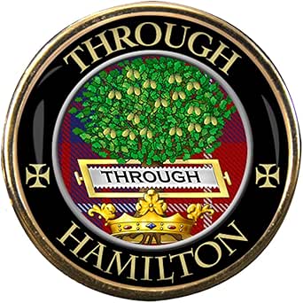 Amazon.com: Hamilton Scottish Clan Lapel Pin Badge : Office Products