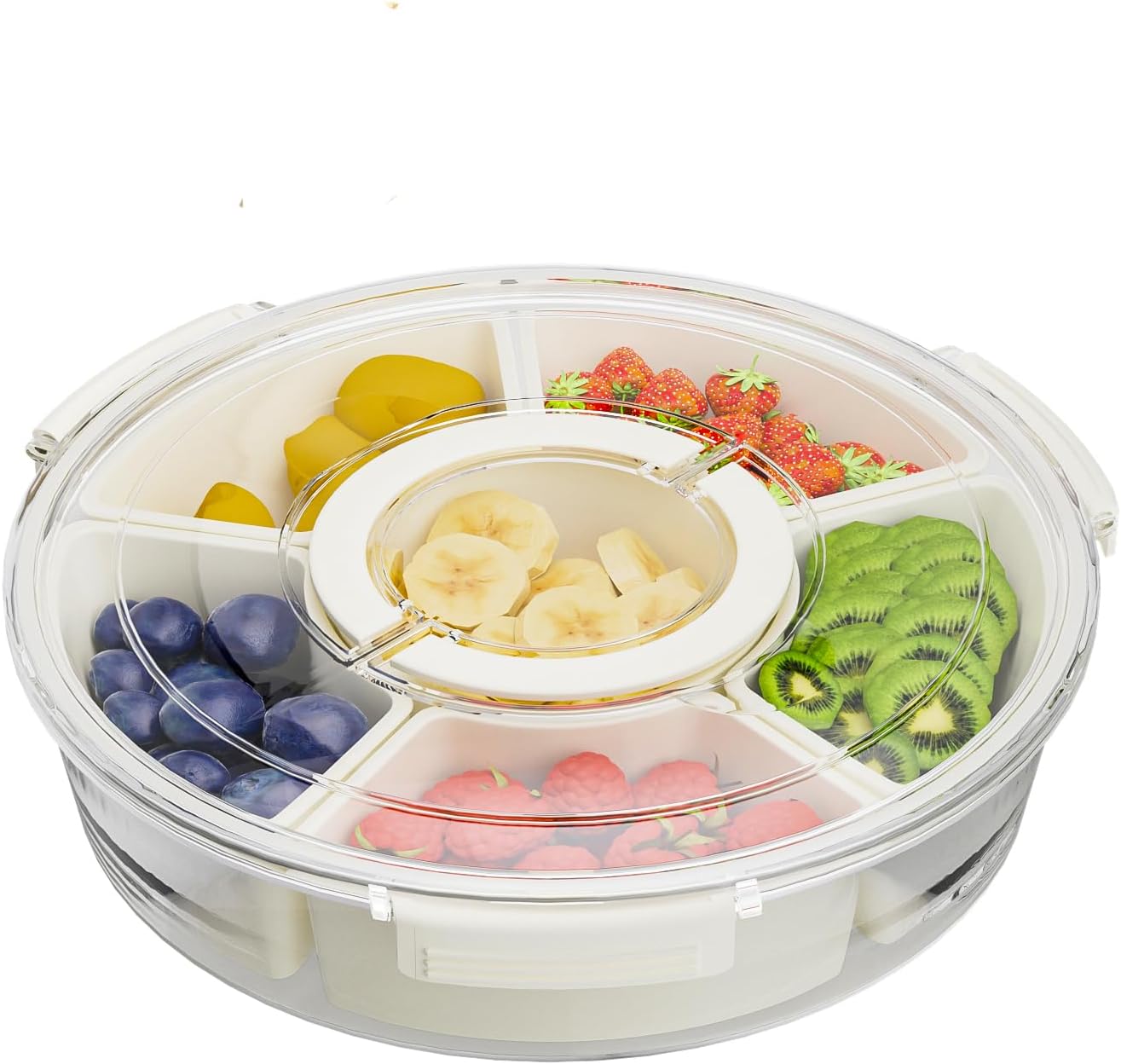 Amazon.com: Vantency 9 Compartment Snackle Box Container, Divided ...